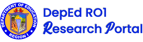 DepEd RO1 Research Portal | Deped RO1 Research Portal